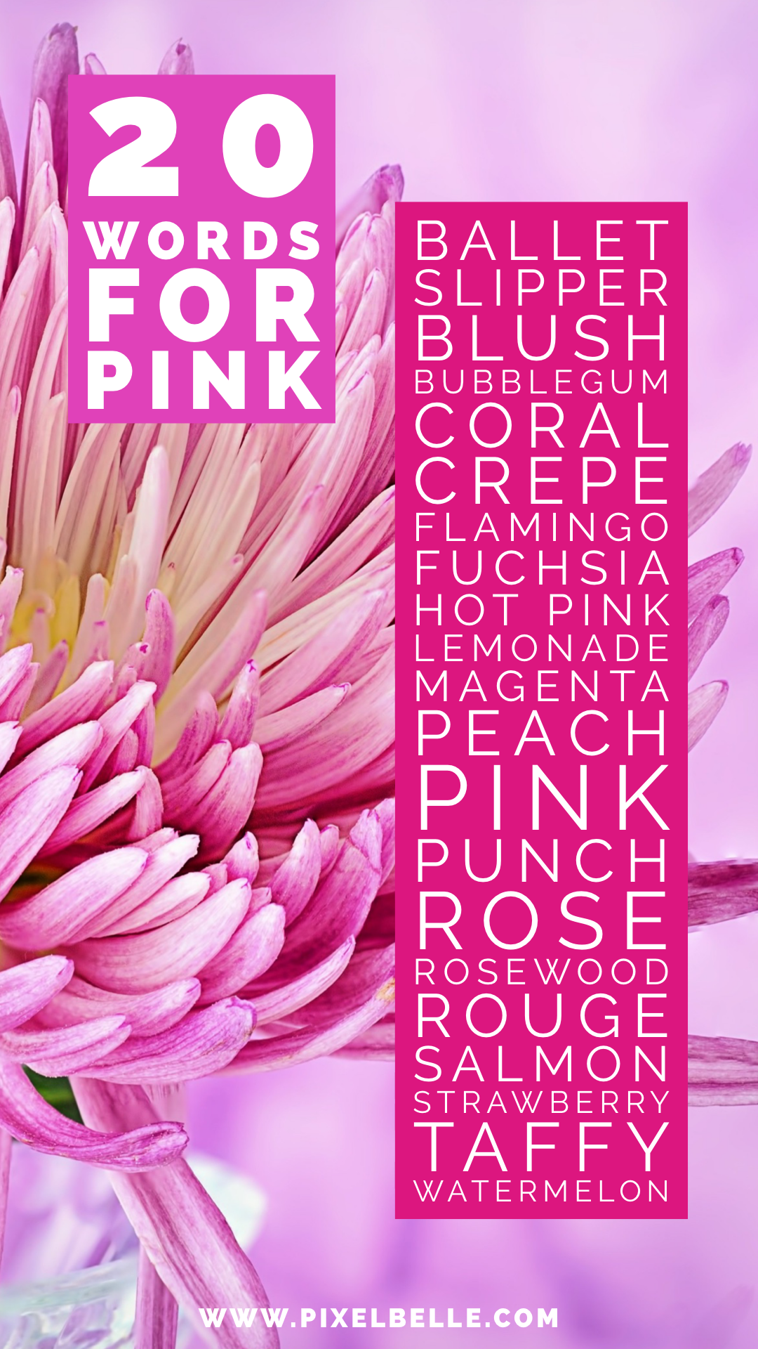 Color Names - Color Thesaurus for 2021 - Pixel Belle